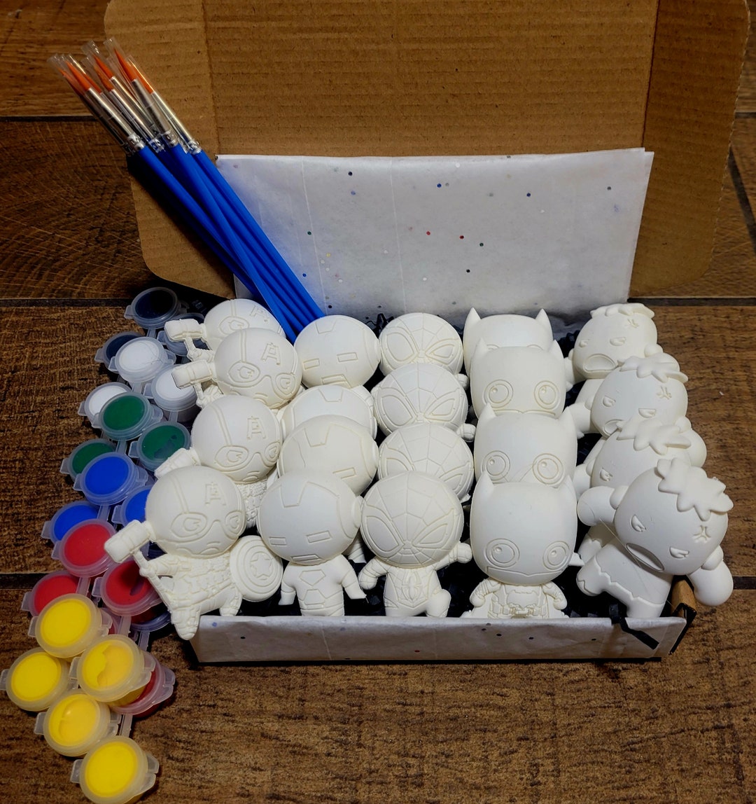 Superhero Painting Kit/superhero Gift Idea/superhero Party/gift for ...