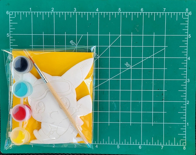 Pokemon Painting Kit Party Favors, Resin Magnet Craft - Etsy