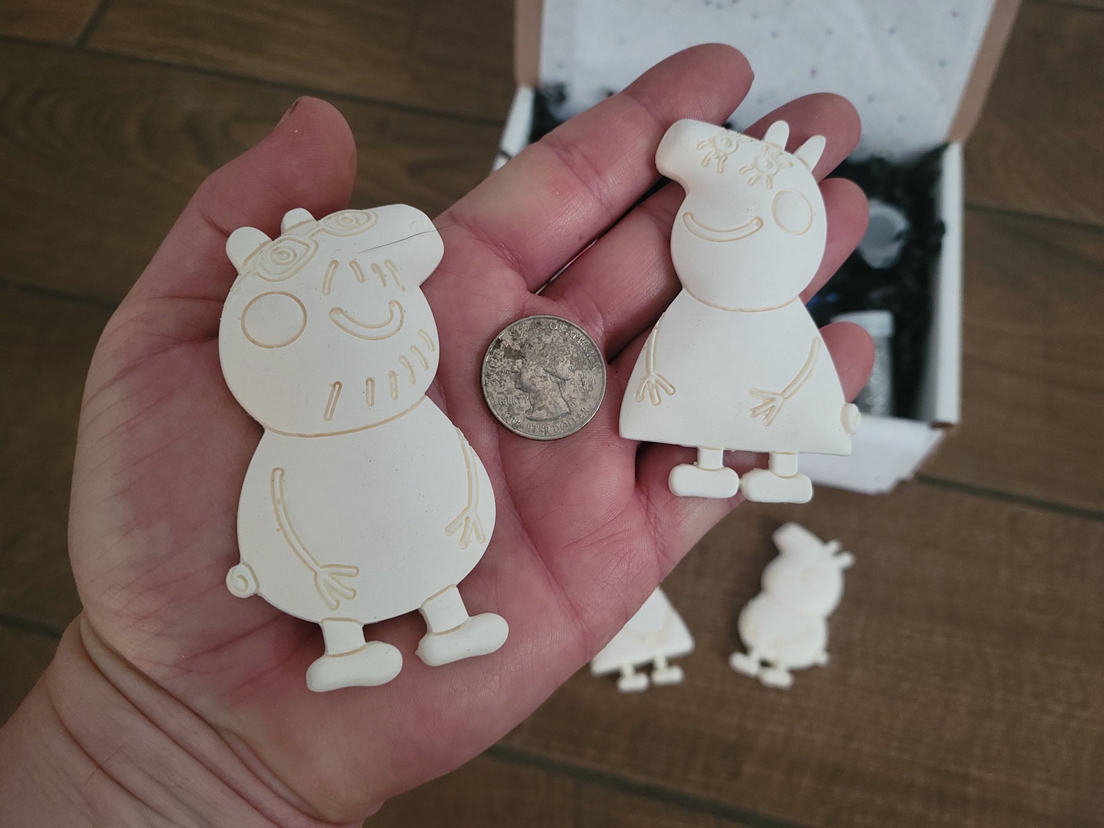 Peppa Pig Painting Box/peppa Pig Gift Idea/toddler Gift - Etsy