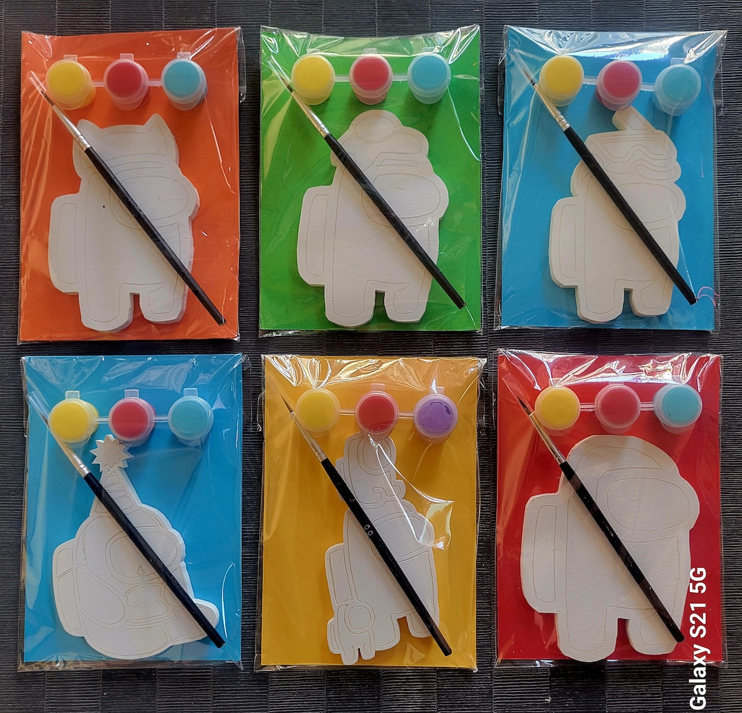 Among Us Party Favor/gamer Party/among Us Party/diy Gamer Magnet/ Among ...