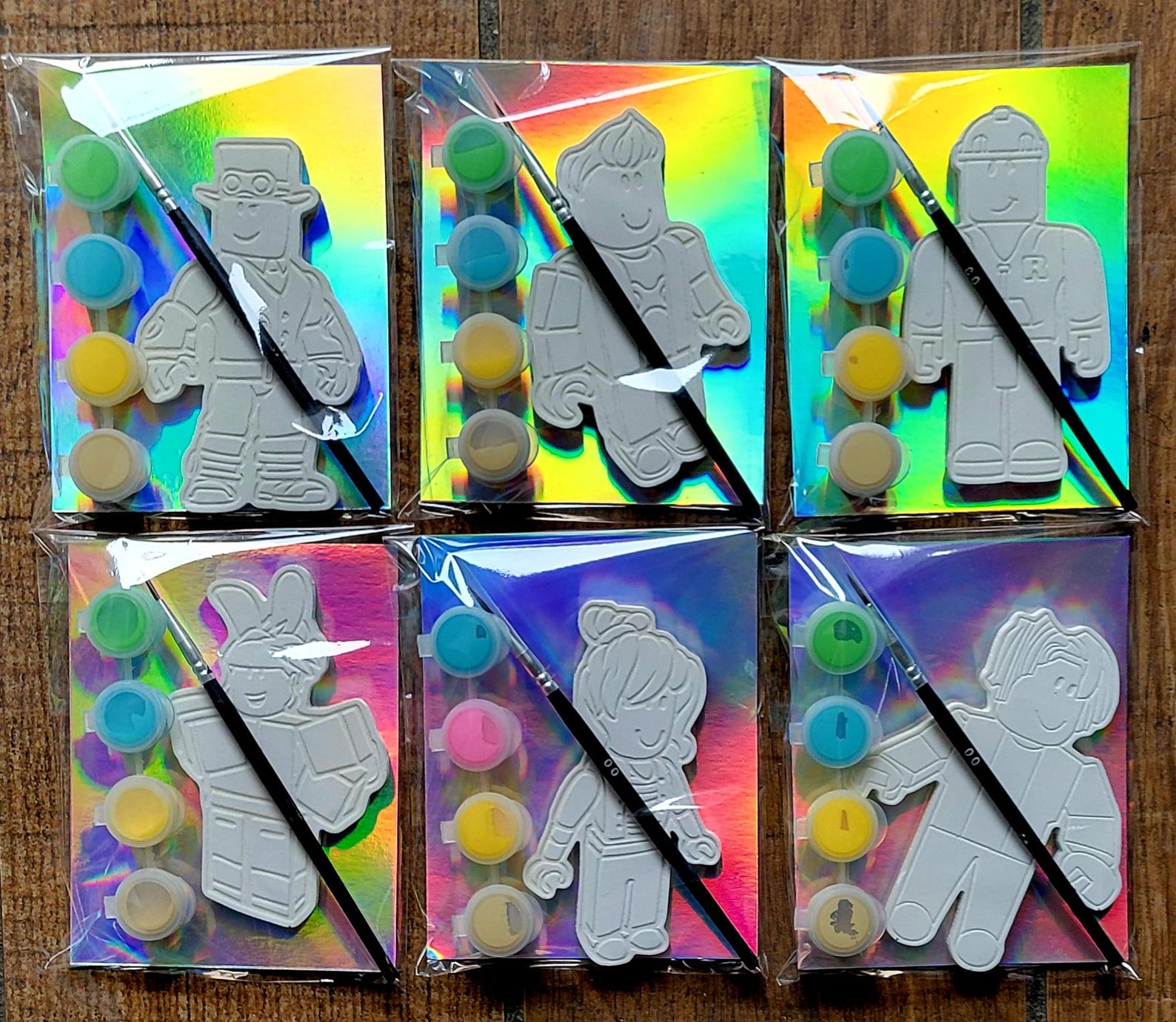 Roblox Painting Party Favor Kit: Resin Molds, Brush & Paints - Etsy