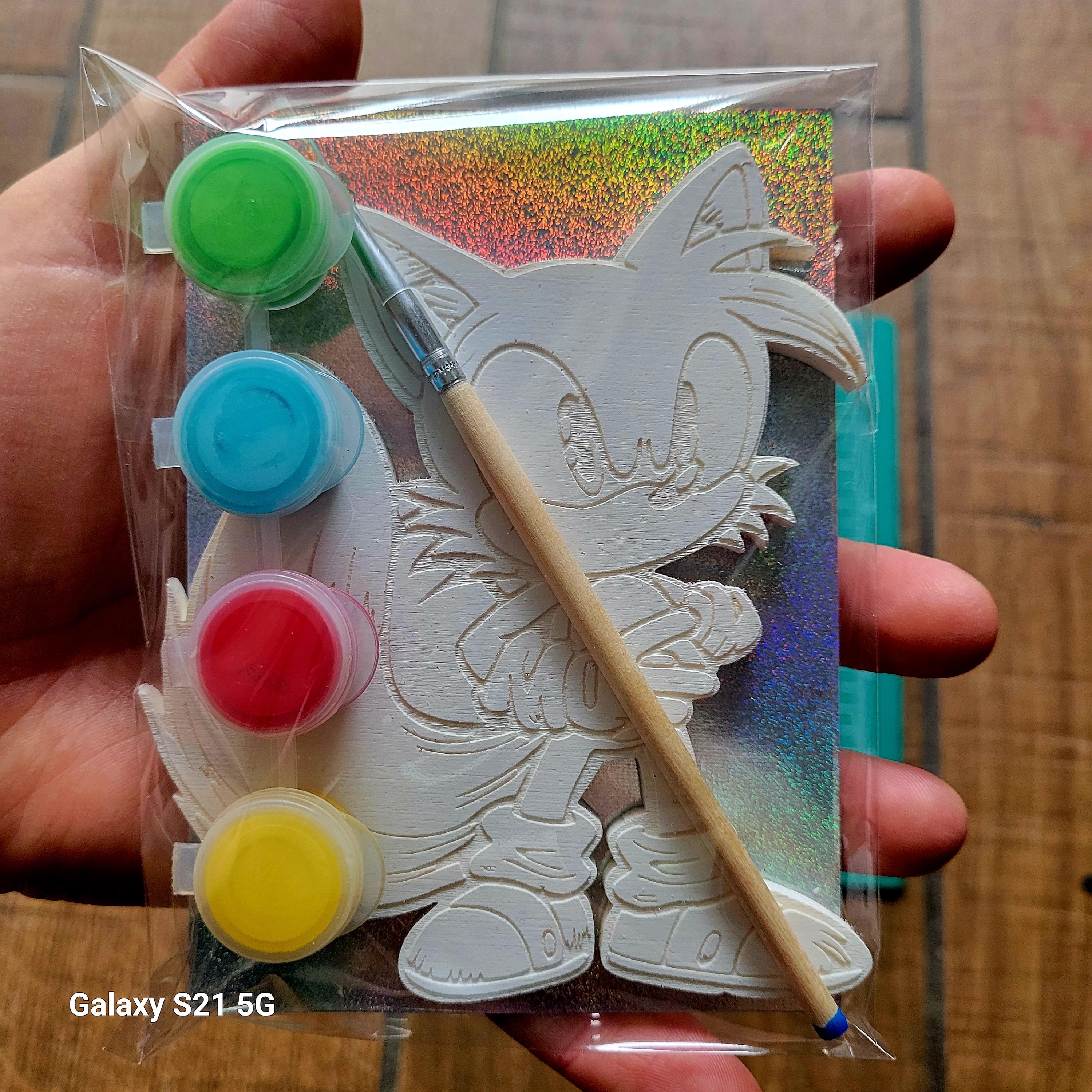 Sonic Painting Kit Party Favor: Resin Molds, Brush & Paint - Etsy