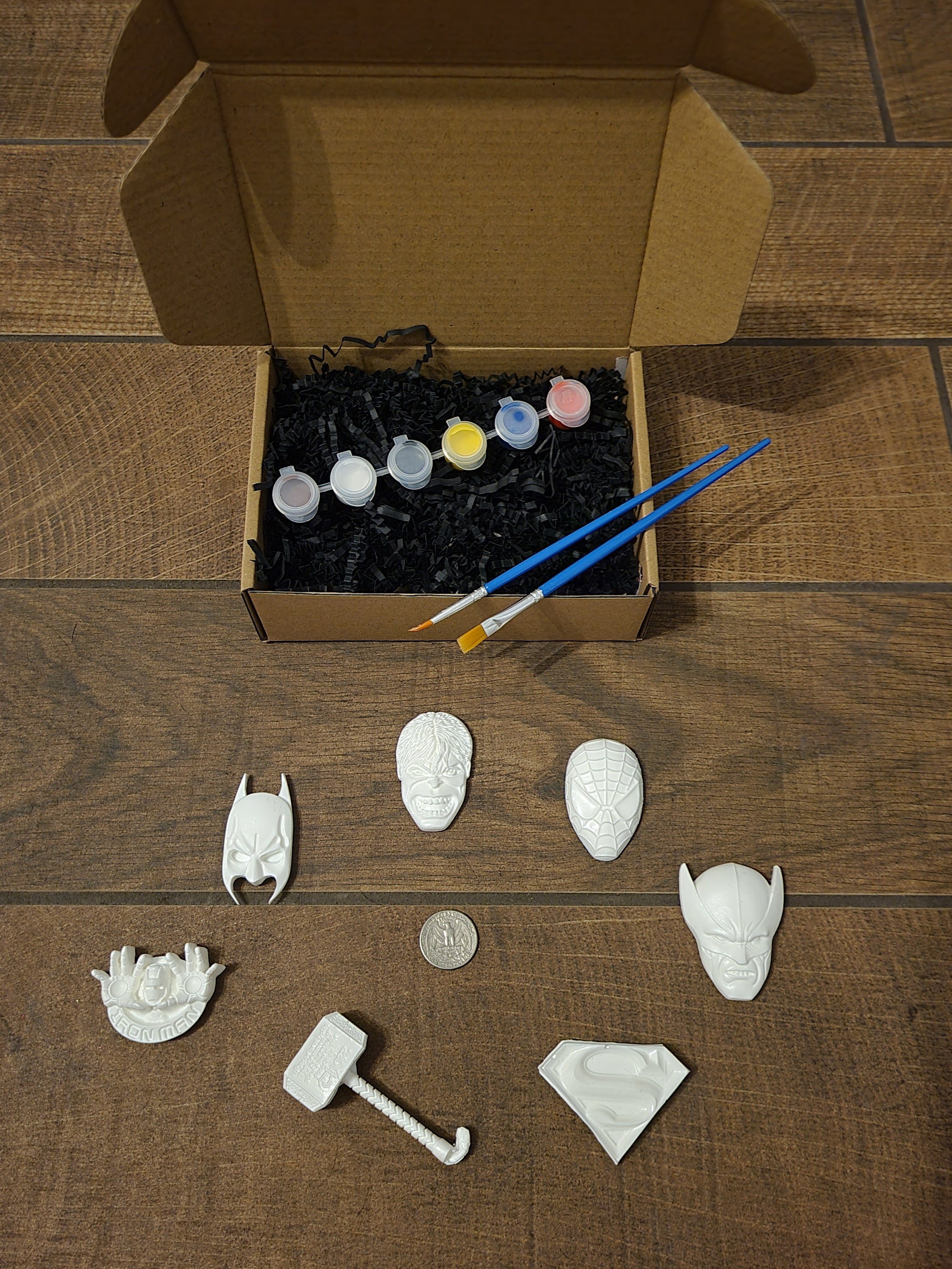 Superhero Painting Kit/Superhero Gift Idea/Superhero | Etsy