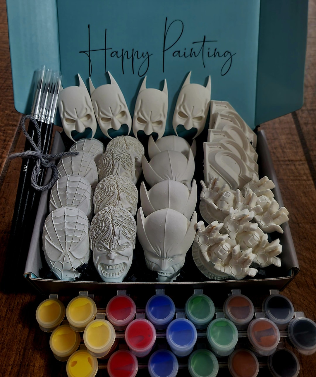 Superhero Painting Kit/superhero Gift Idea/superhero Party/gift for ...