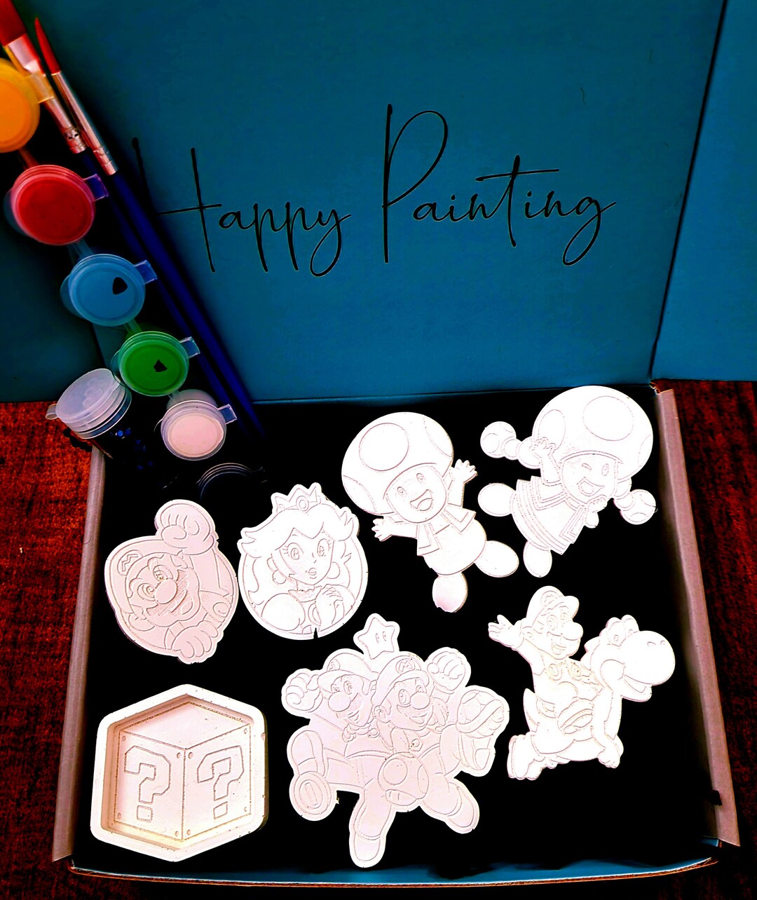 Mario World Painting Kit/mario World Gift Idea/luigi/ Painting Kit ...