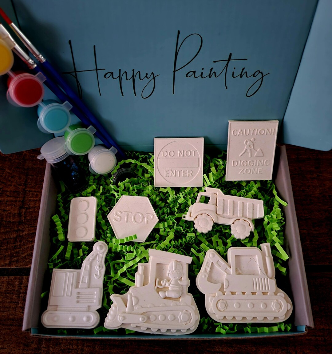 Construction Painting Kit/construction Gift Idea/construction Party ...