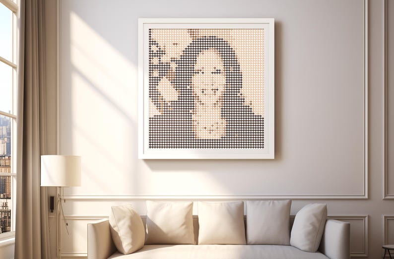 Emoji Mosaic of Kamala Harris Thumbs Down Emoji Edition Giclée Print ...