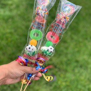 Soccer Theme Candy Kabobs - Sports Party Favors - Football Favors ...