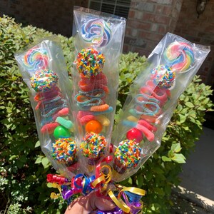 Birthday Candy Kabobs - Colorful Candy Kabobs - Treats - Special Event ...