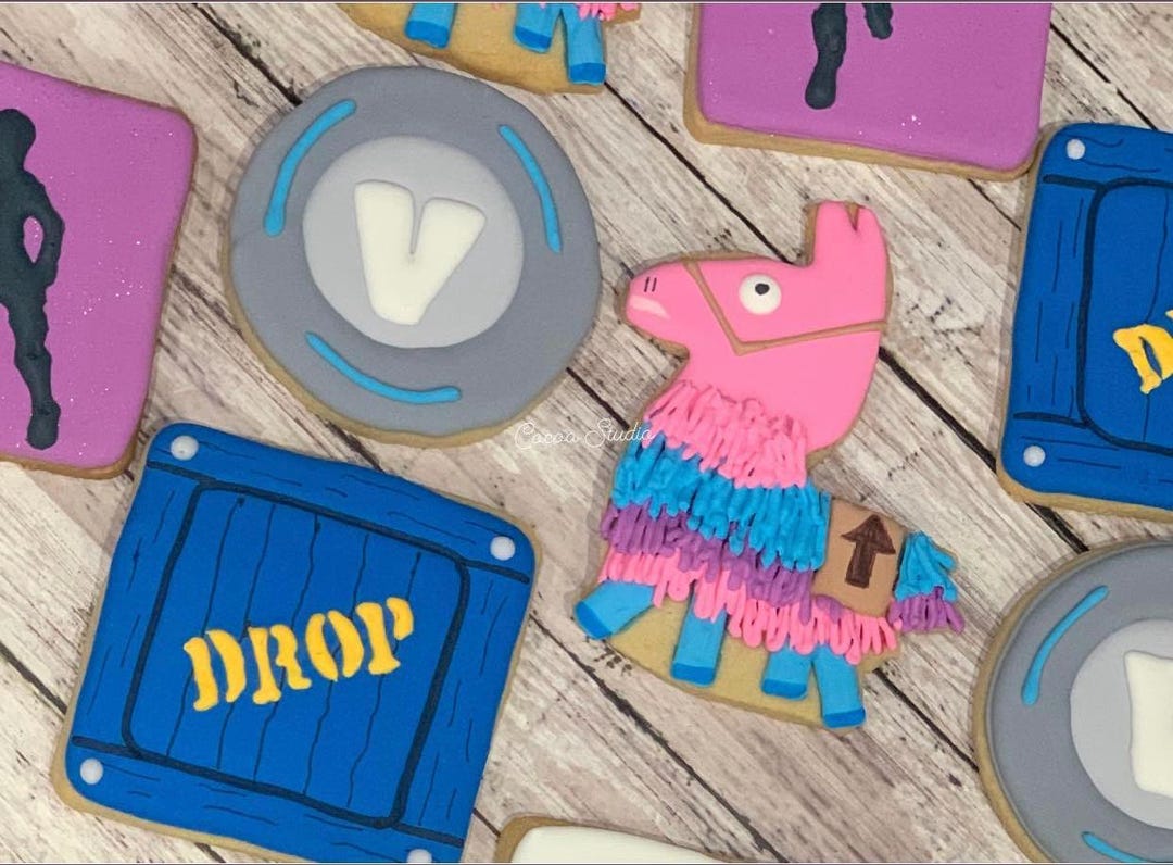 Gaming Cookies - Fort Cookies - Gamer Cookies - Etsy