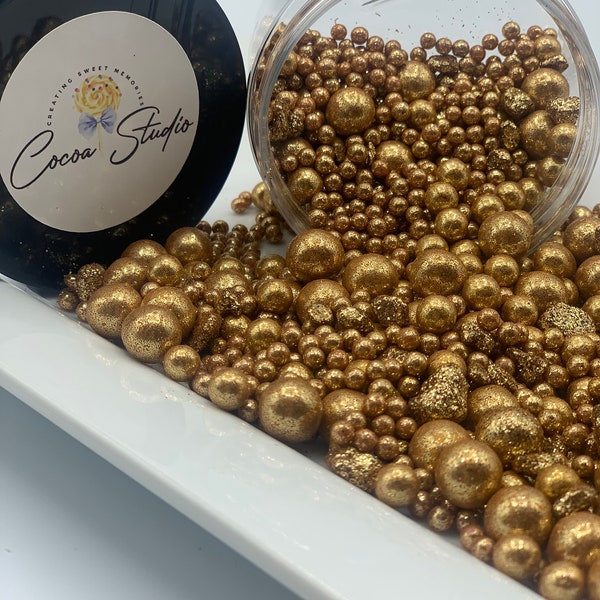 Gold Sprinkles - Etsy
