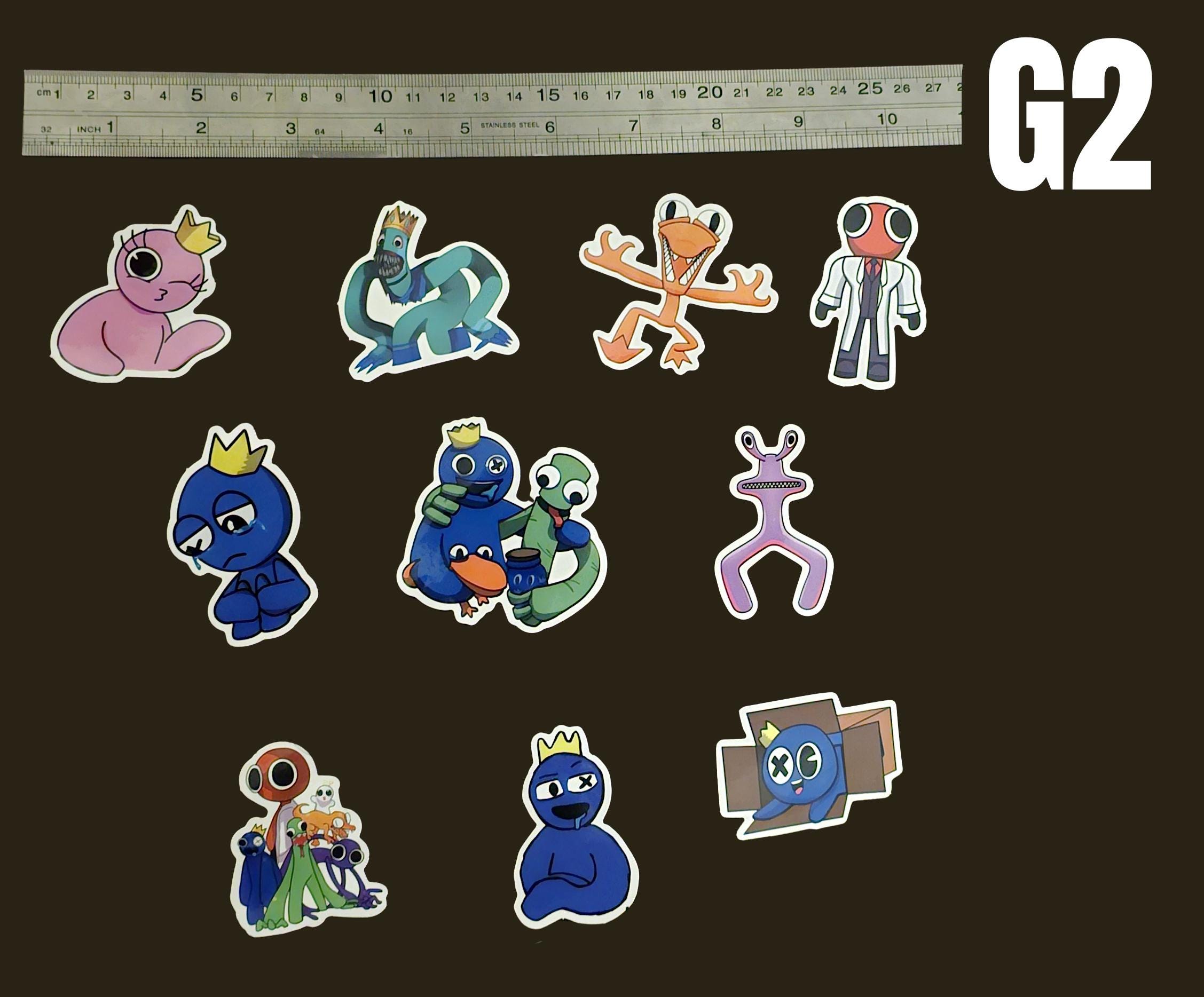 Rainbow Friends Stickers Pack of 10 , Stickers for Kids - Etsy