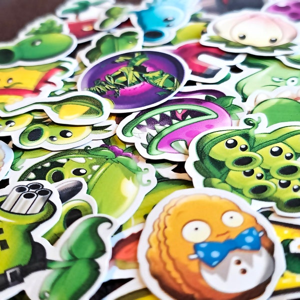 Plants Vs Zombies "stickers" - Etsy