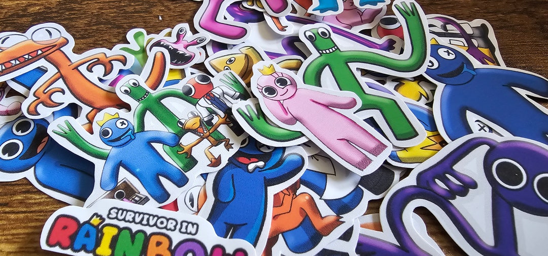 Rainbow Friends Stickers Pack of 33 , Stickers for Kids - Etsy