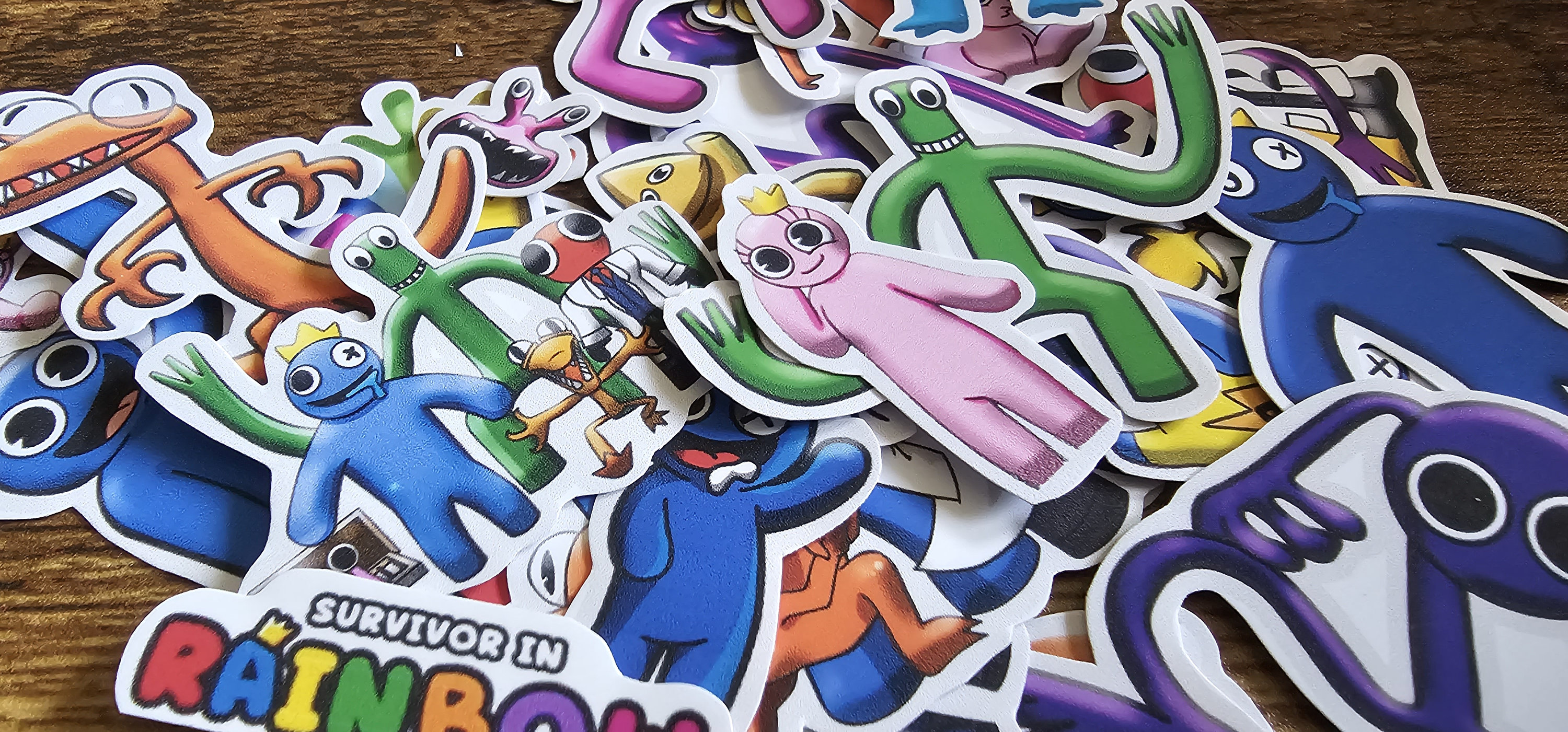 Rainbow Friends Stickers Pack of 33 , Stickers for Kids - Etsy