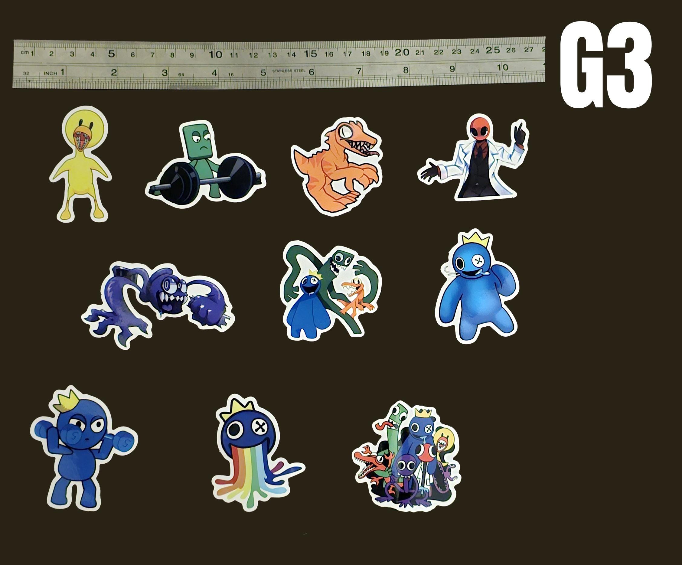 Rainbow Friends Stickers Pack of 10 , Stickers for Kids - Etsy