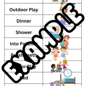 Digital Visual Schedule for Children With ADHD. - Etsy