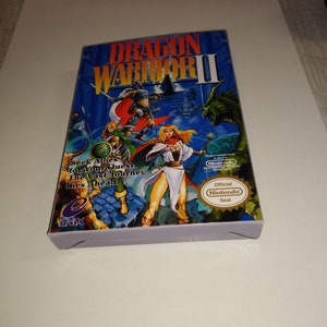Dragon Warrior 2 II Replacement Box - Dragon Quest Nintendo NES ...