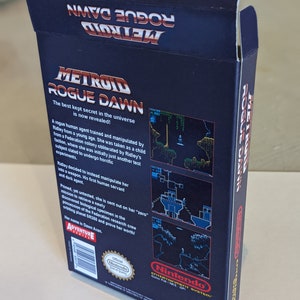 Metroid Rogue Dawn Replacement Box - Nintendo NES Romhack - Highest ...