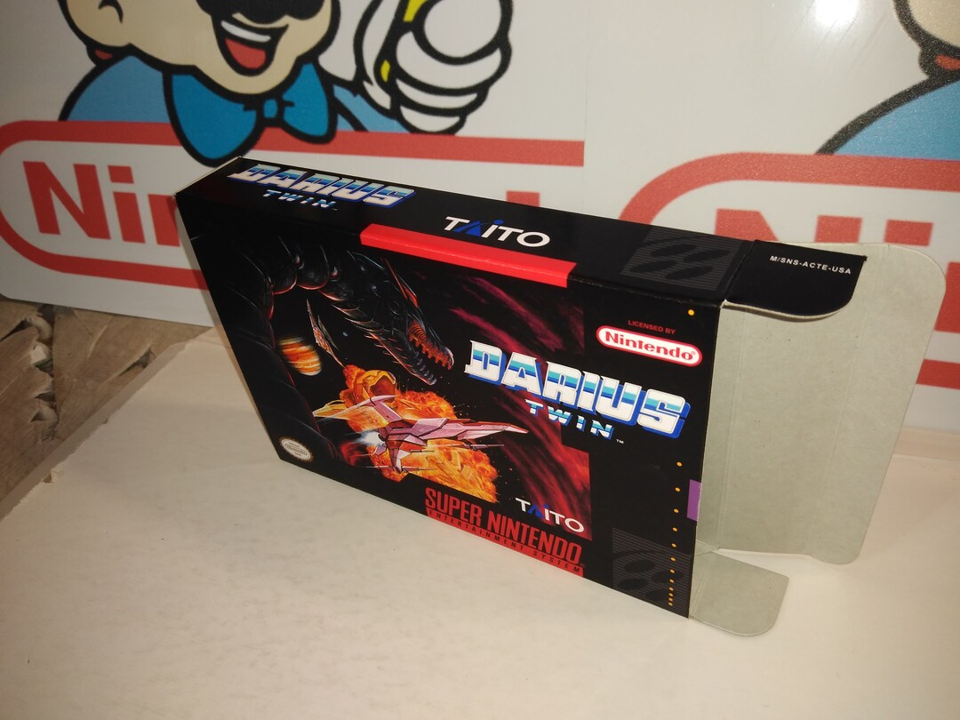 Darius Twin Replacement Box - Super Nintendo SNES - Highest Quality ...