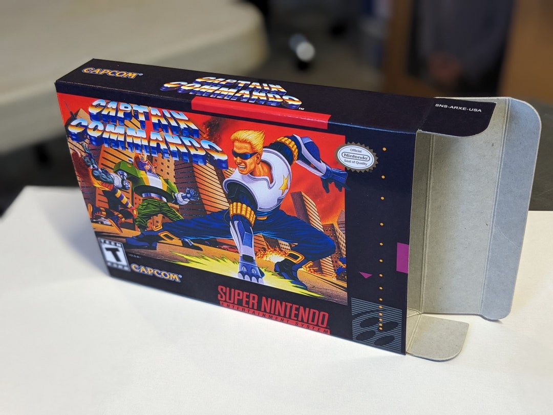 Captain Commando Replacement Box - Super Nintendo SNES - Highest ...