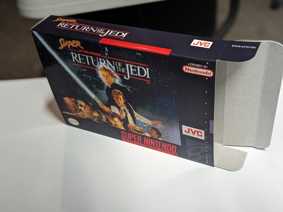 Super Star Wars: Return of the Jedi Replacement Box - Super Nintendo ...