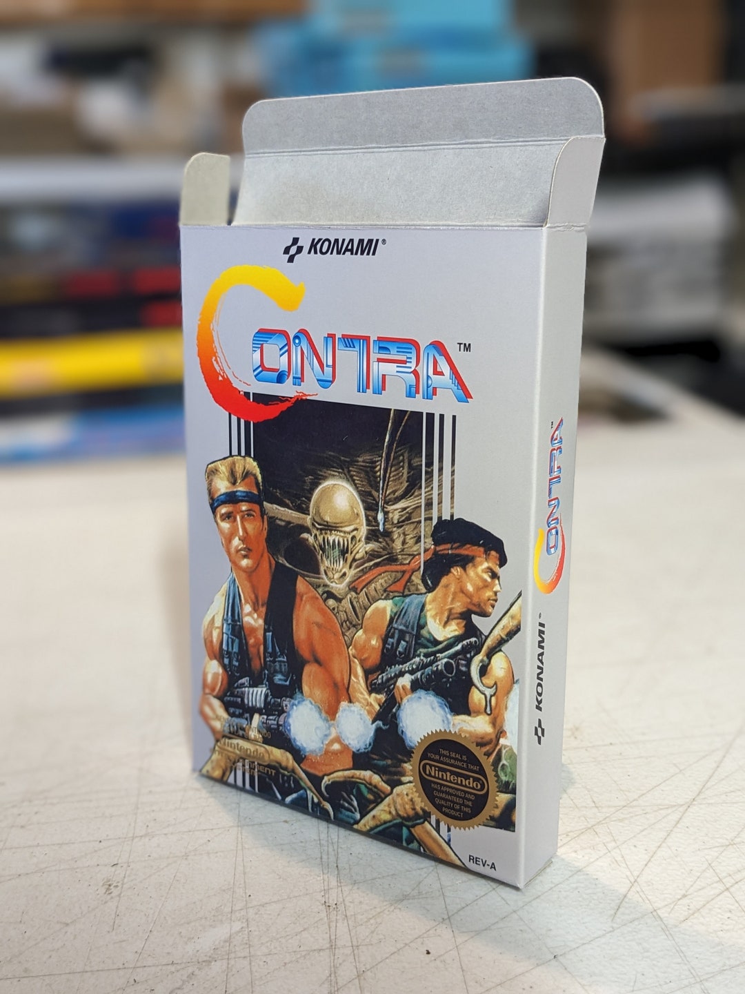 Contra Replacement Box - Nintendo NES - Highest Quality Boxes in the ...