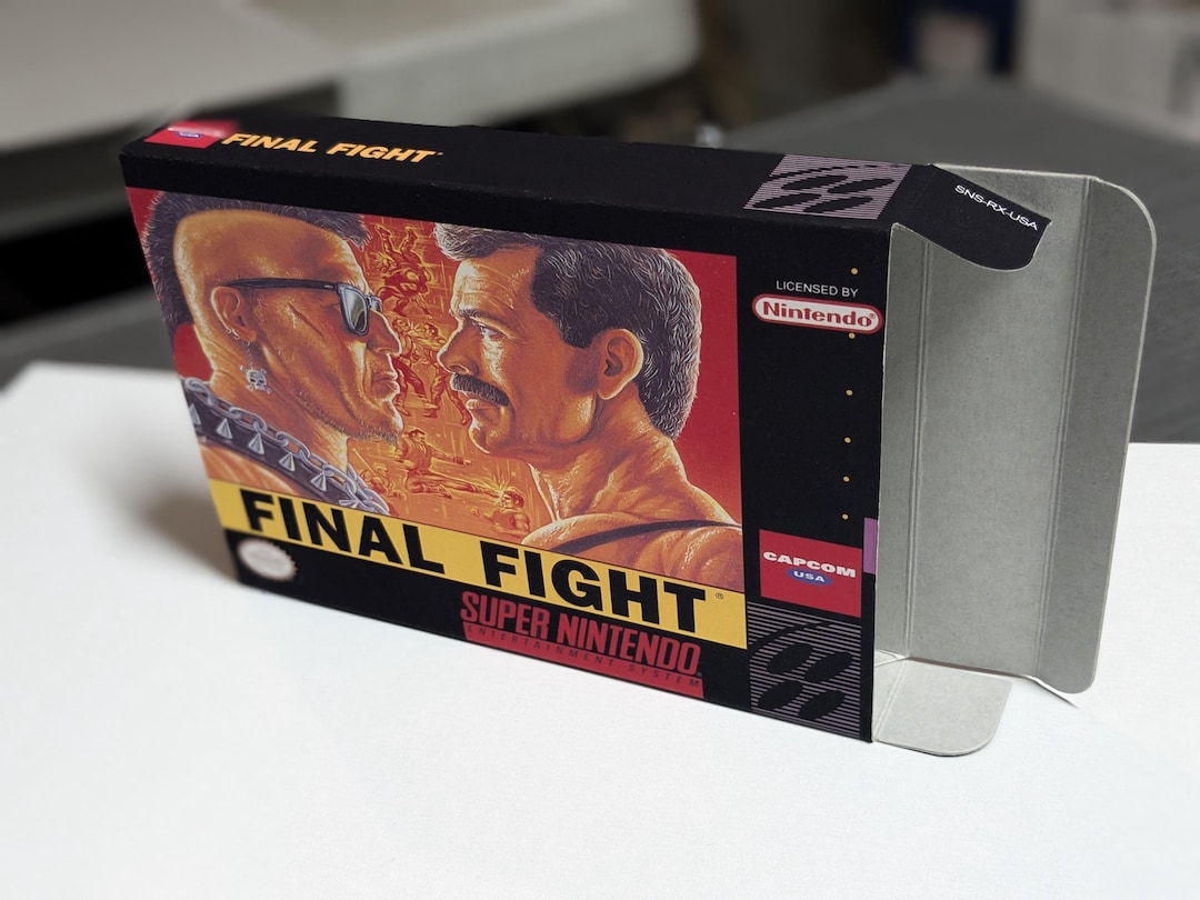 Final Fight Replacement Box - Super Nintendo SNES - Highest Quality ...