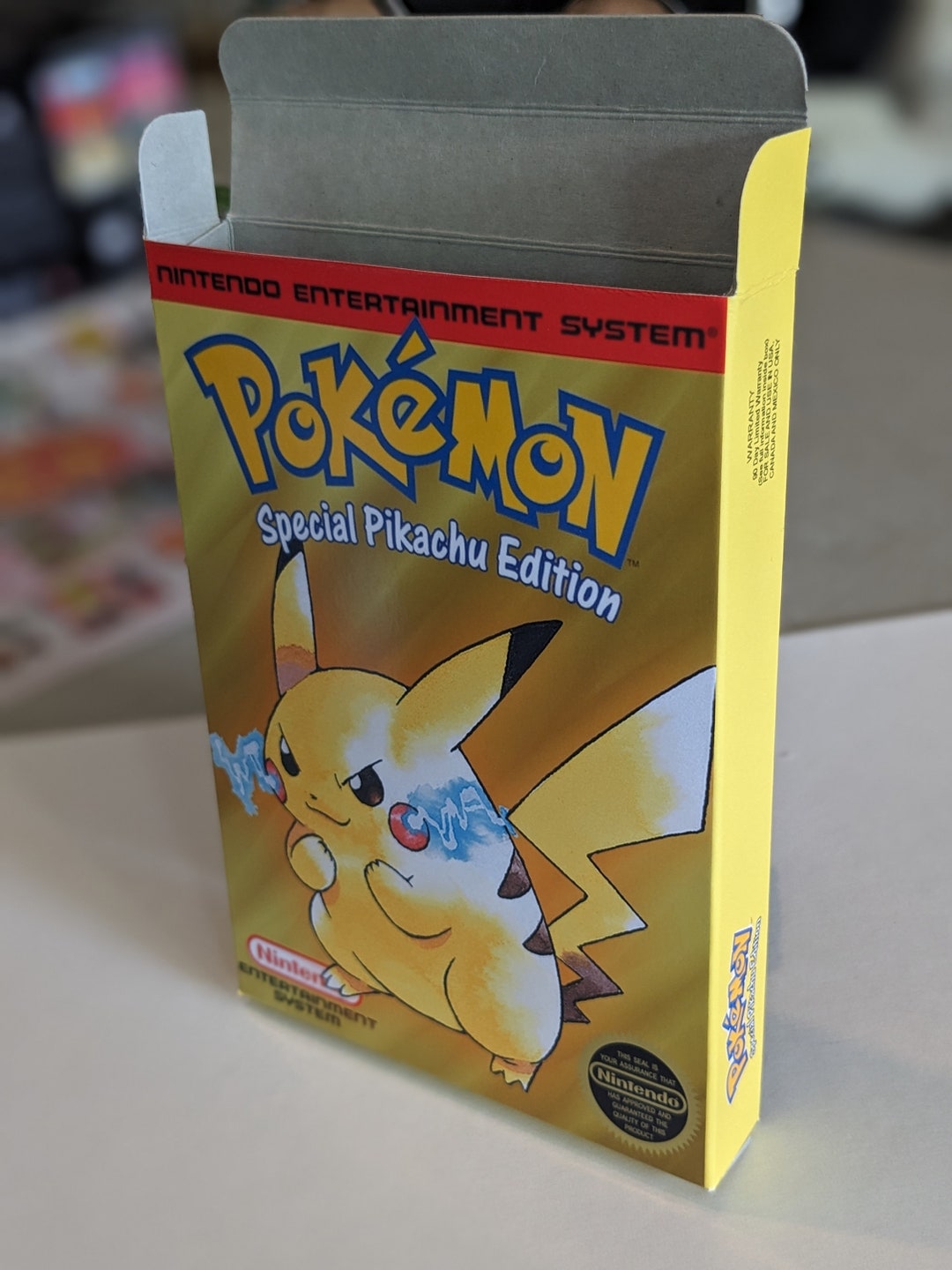 Pokemon Yellow NES Replacement Box - Nintendo NES - Highest Quality ...