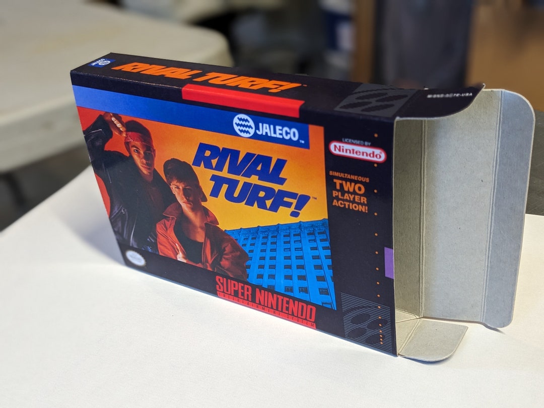 Rival Turf! Replacement Box - Super Nintendo SNES - Highest Quality ...
