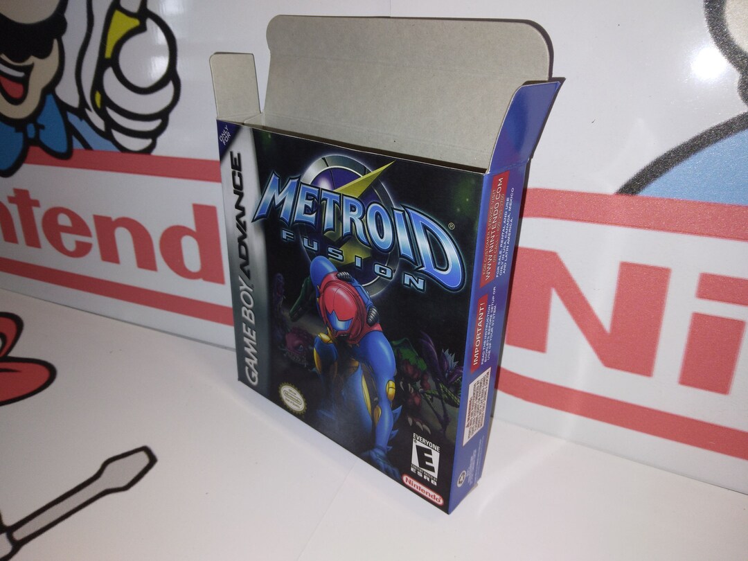 Metroid Fusion GBA Replacement Box - Nintendo Game Boy Advance ...