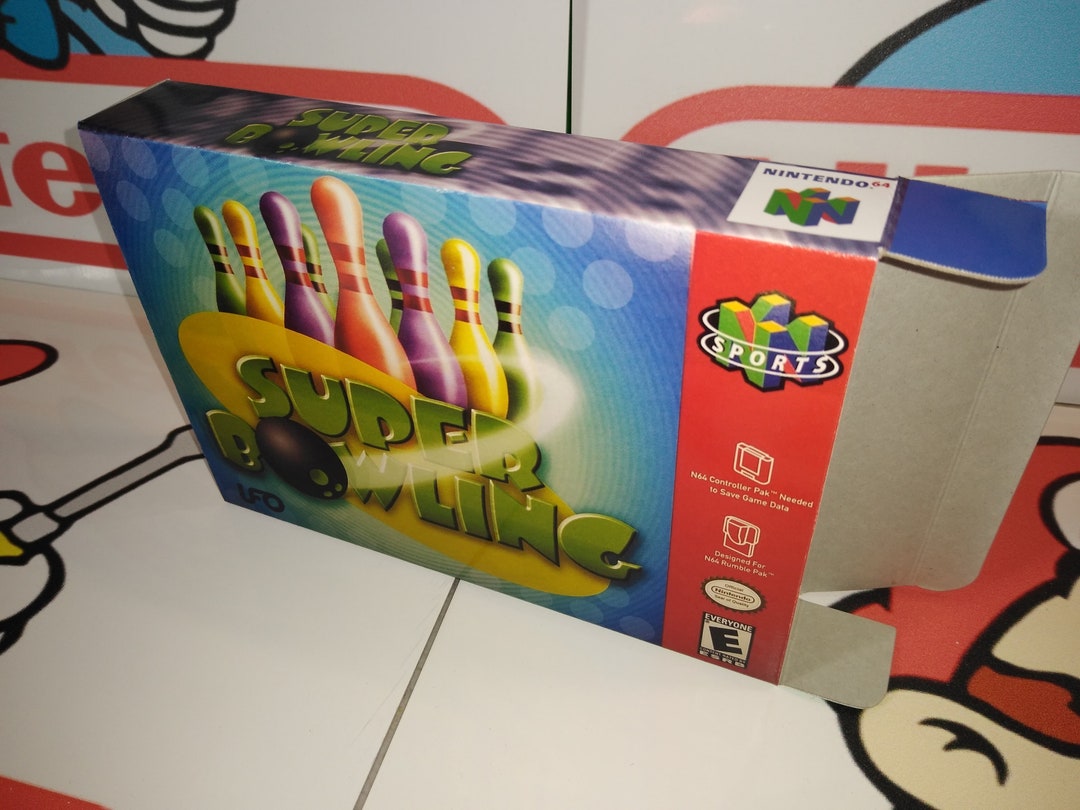 Super Bowling Replacement Box - N64 Nintendo 64 - Highest Quality Boxes ...