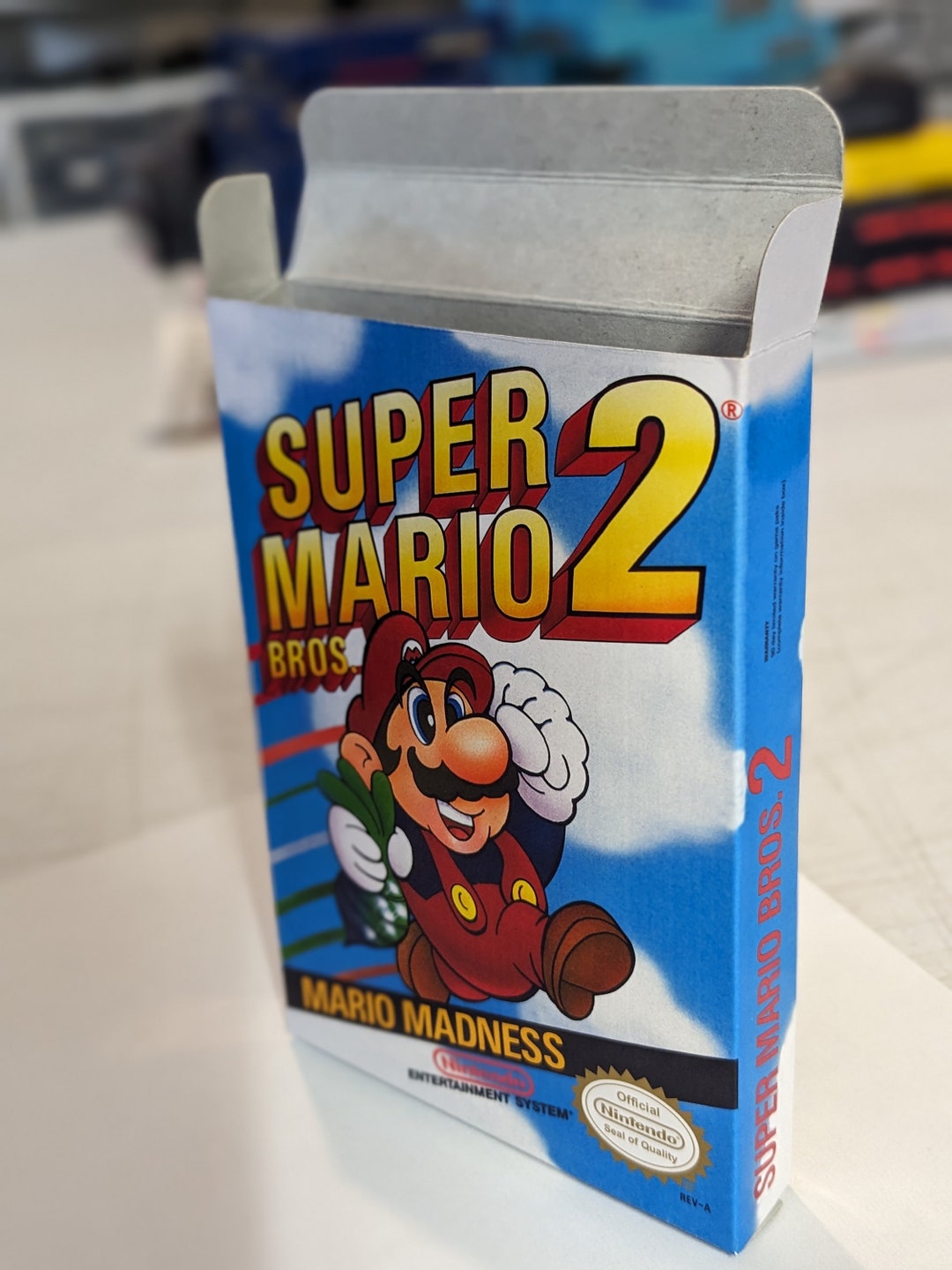 Super Mario Bros. 2 Replacement Box - Nintendo NES - Highest Quality ...