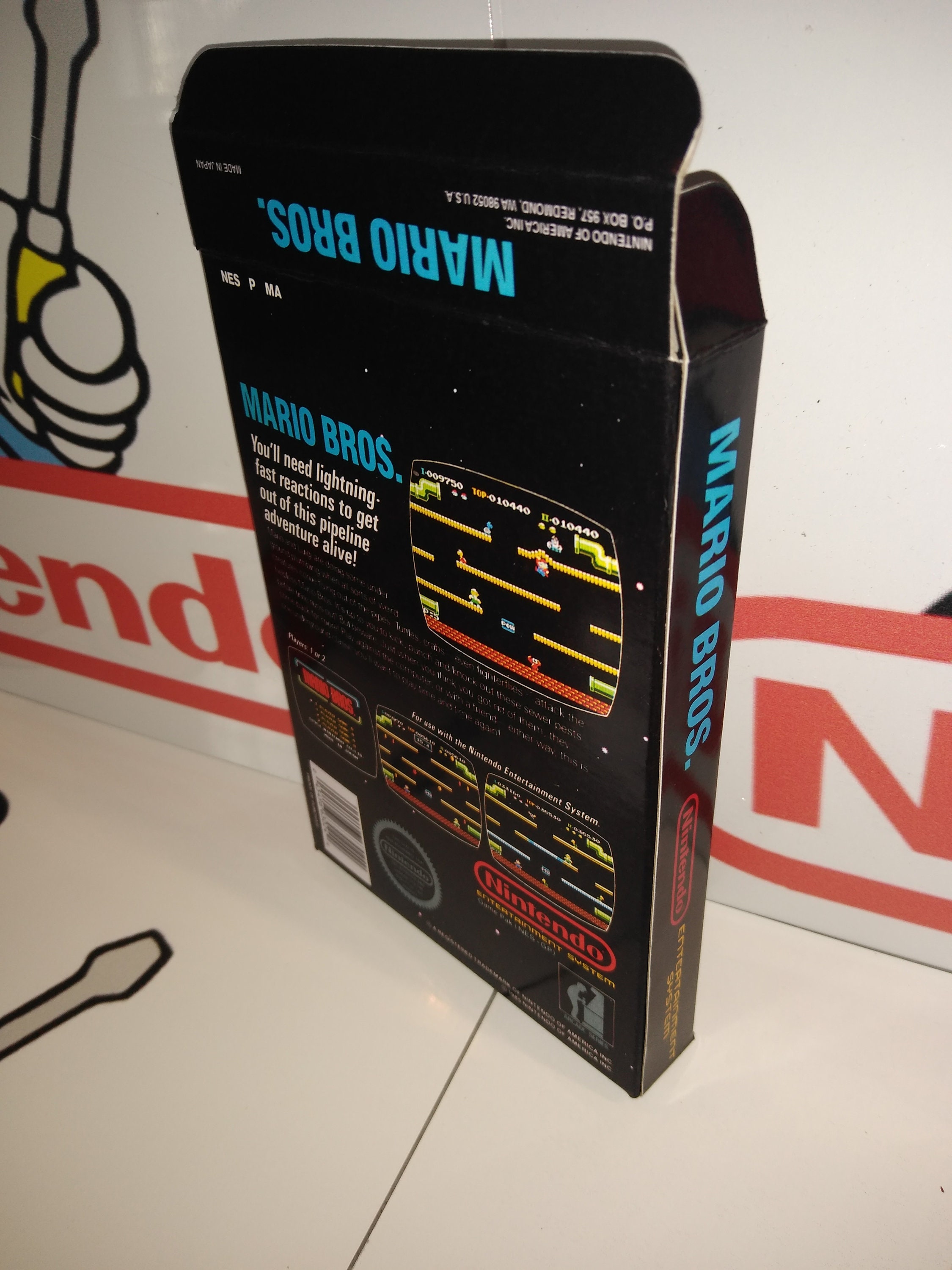 Mario Bros. Arcade Classics Series Replacement Box - Nintendo NES ...