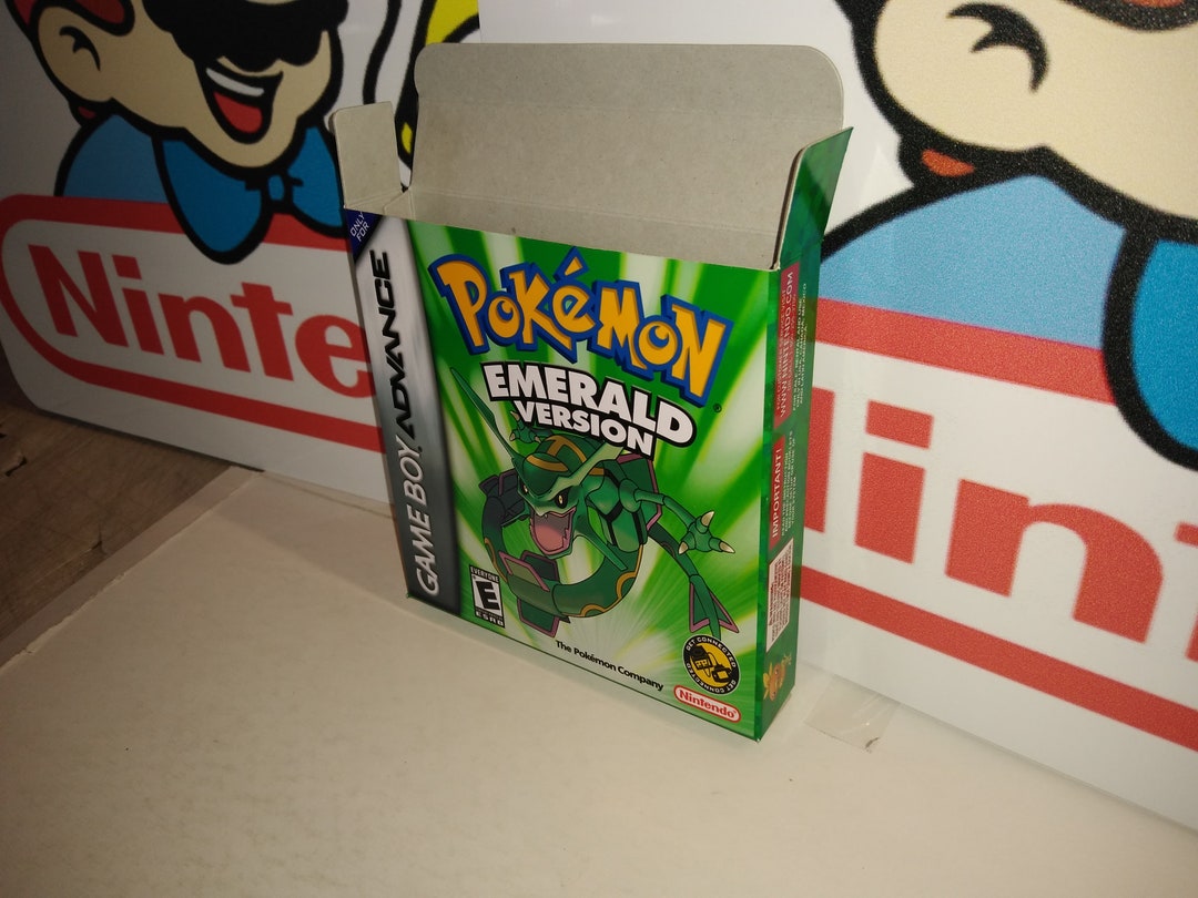Pokemon Emerald GBA Replacement Box - Nintendo Game Boy Advance ...