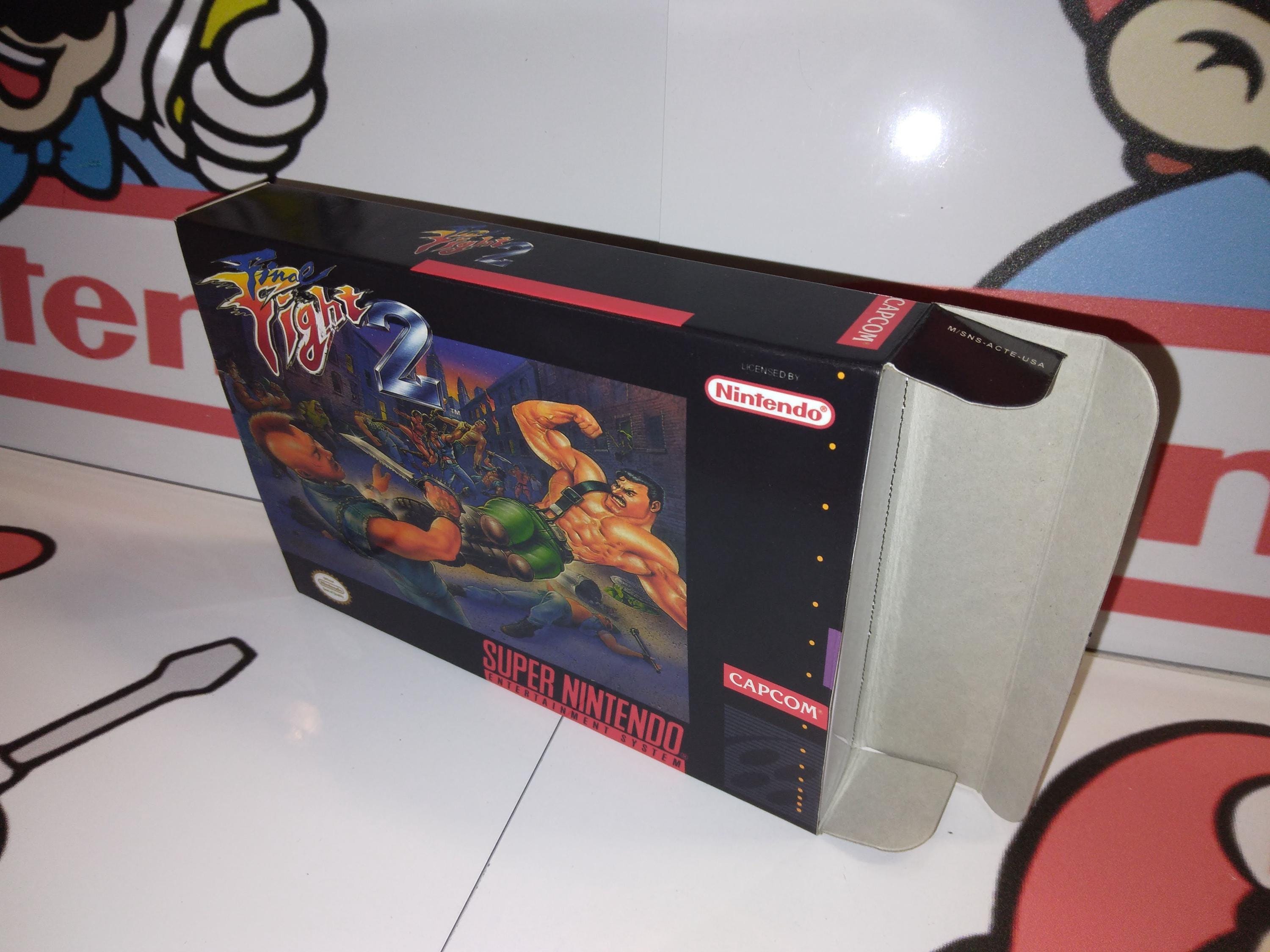 Final Fight 2 Replacement Box - Super Nintendo SNES - Highest Quality ...