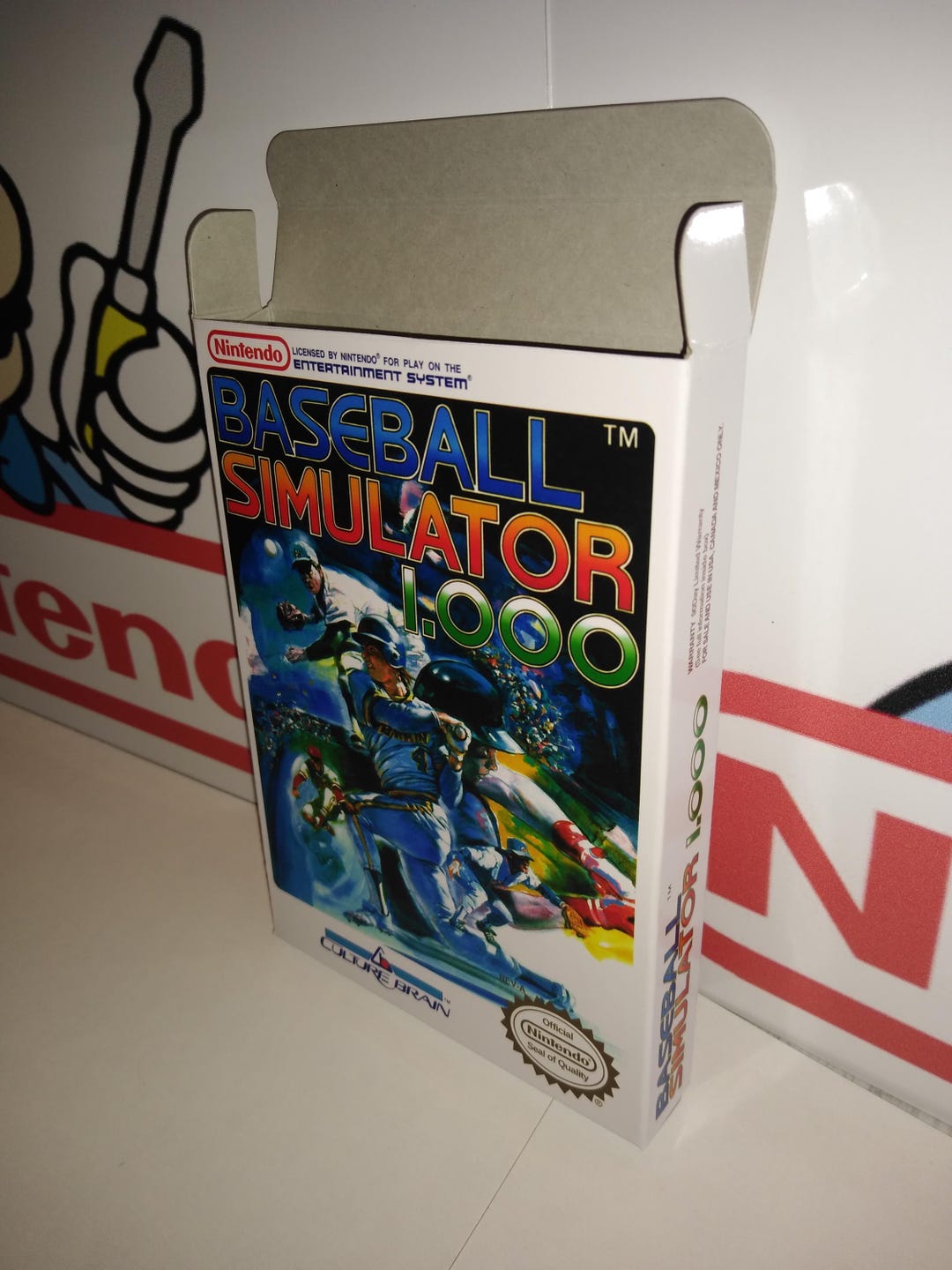 Baseball Simulator 1.000 Replacement Box - Nintendo NES - Highest ...