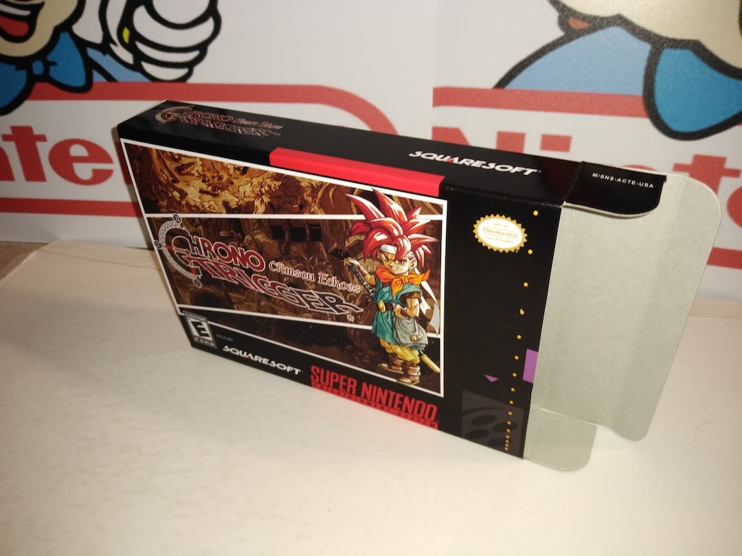Chrono Trigger Crimson Echoes Replacement Box - Super Nintendo SNES ...