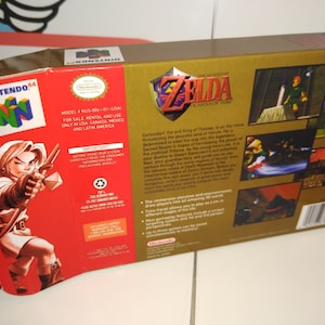 The Legend of Zelda: Ocarina of Time Replacement Box - N64 Nintendo 64 ...