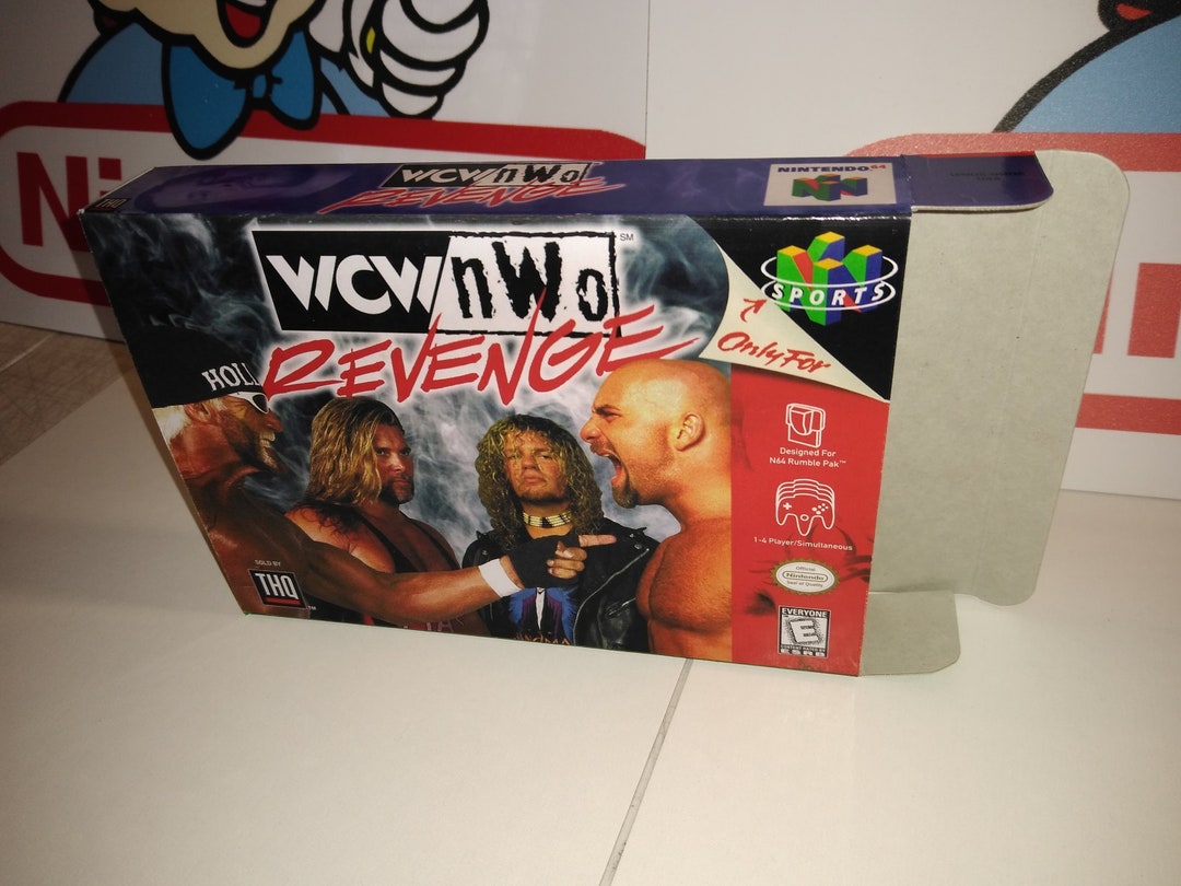 WCW NWO Revenge Replacement Box - N64 Nintendo 64 - Highest Quality ...