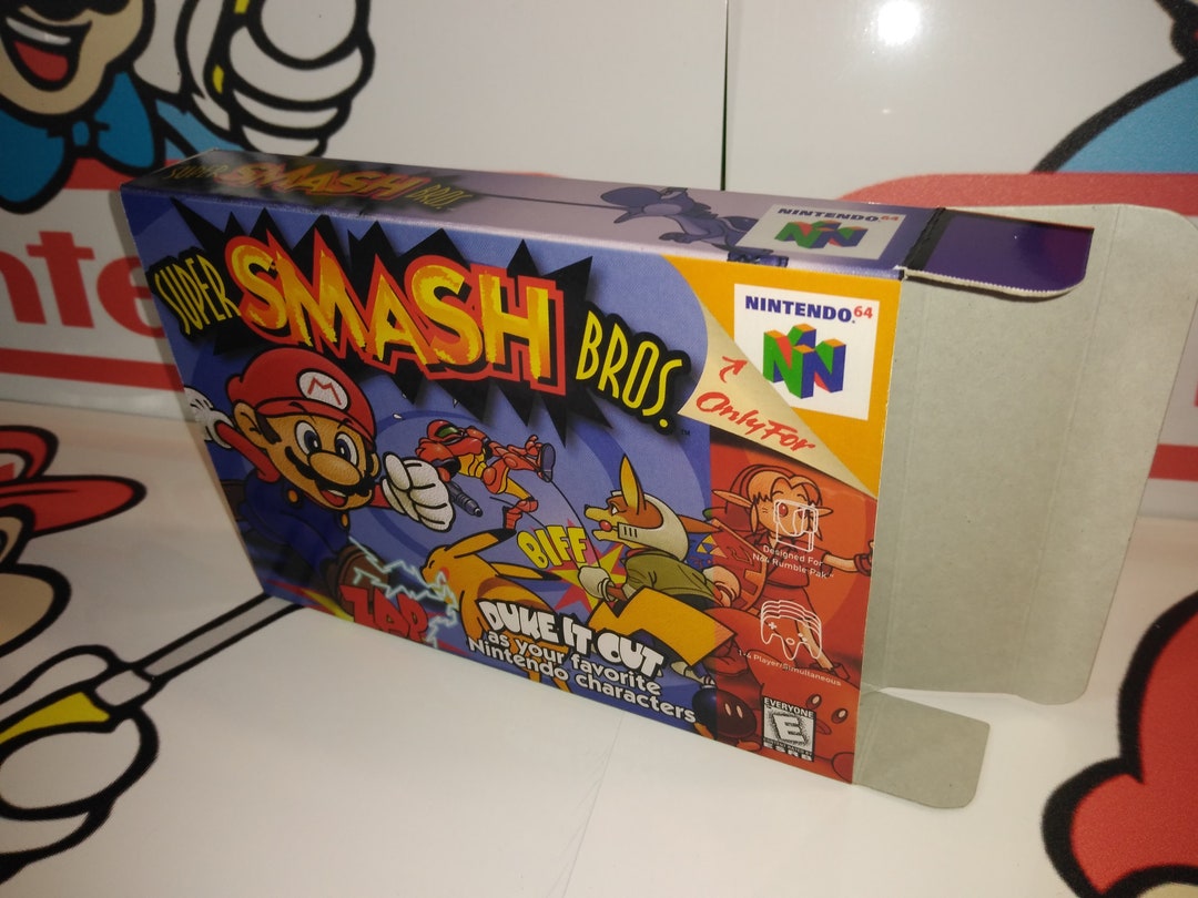 Super Smash Bros. 64 Replacement Box - N64 Nintendo 64 - Highest ...