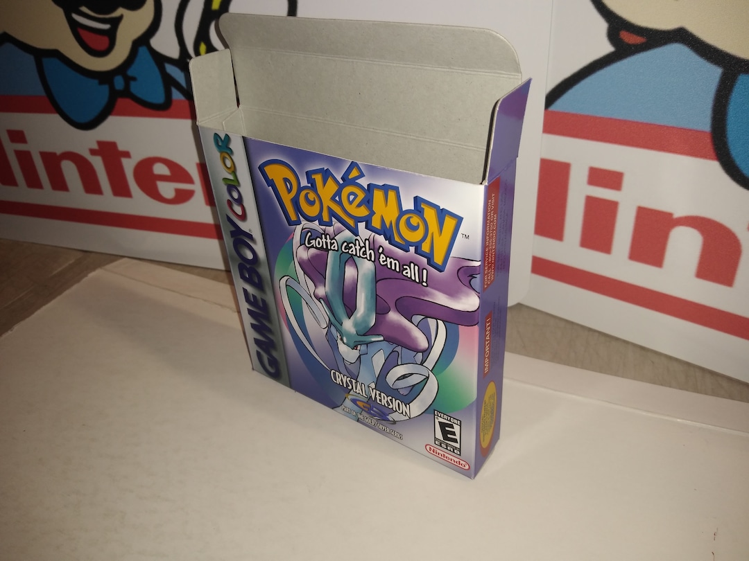 Pokemon Crystal Replacement Box - Nintendo Game Boy - Highest Quality ...