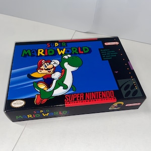 Super Mario World Replacement Box - Super Nintendo SNES - Highest ...
