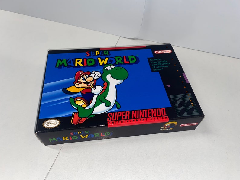 Super Mario World Replacement Box - Super Nintendo SNES - Highest ...