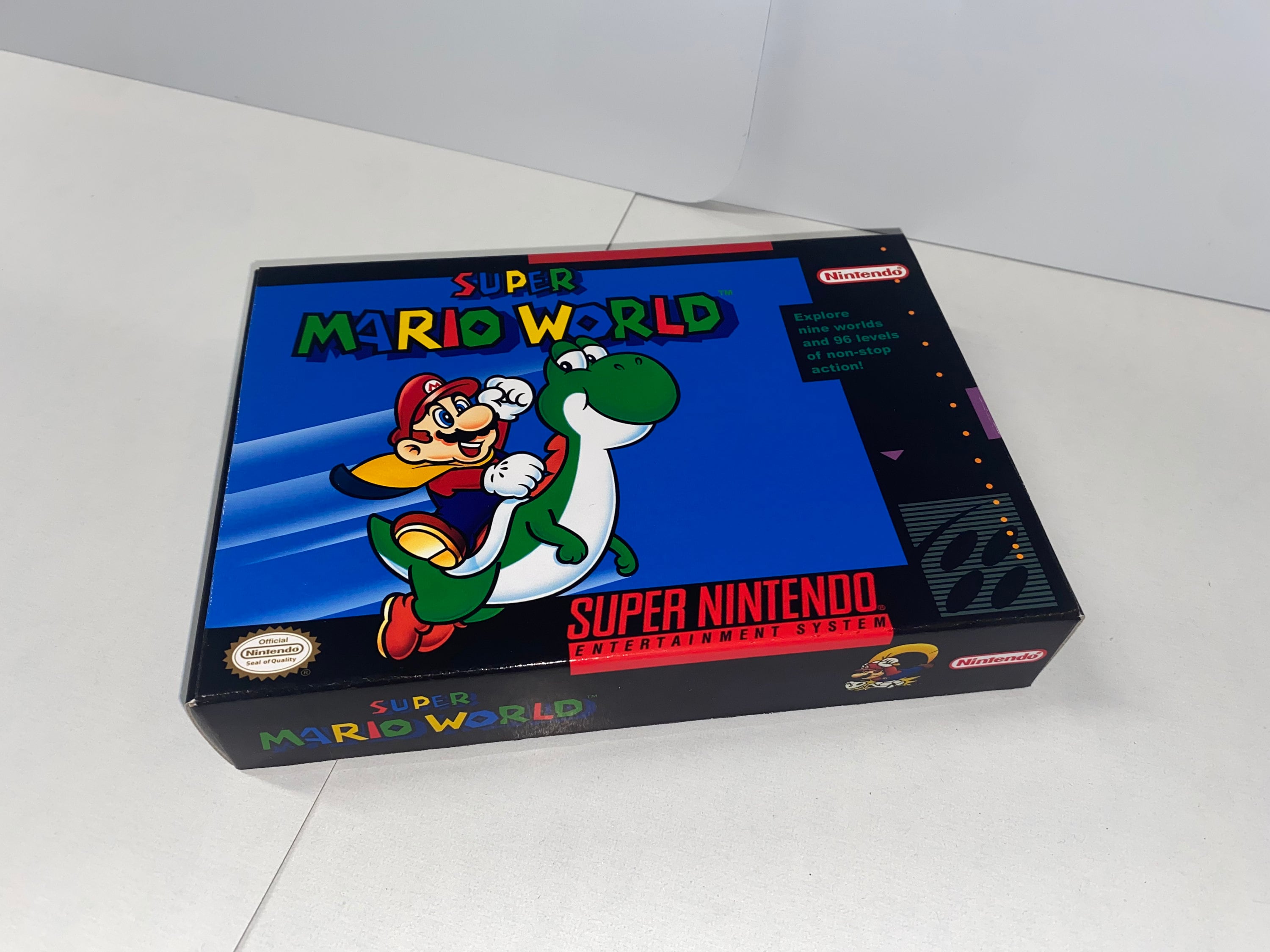 Super Mario World Replacement Box Super Nintendo SNES - Etsy