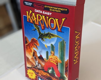 Arkanoid Replacement Box, Dust Cover, Block NES Thick Cardboard as in the Original. Top Quality ...