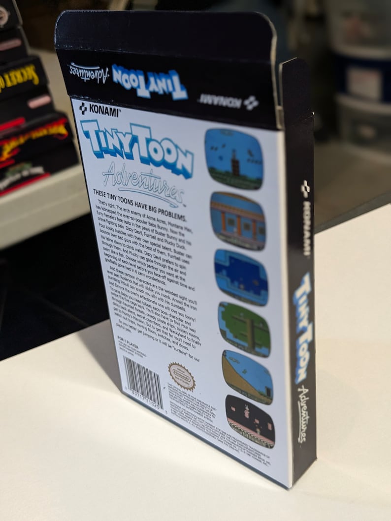 Tiny Toon Adventures Replacement Box - Nintendo NES - Highest Quality ...