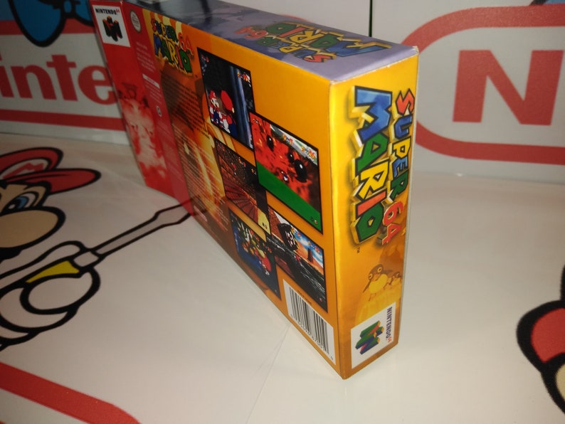 Super Mario 64 Replacement Box - N64 Nintendo 64 - Highest Quality ...