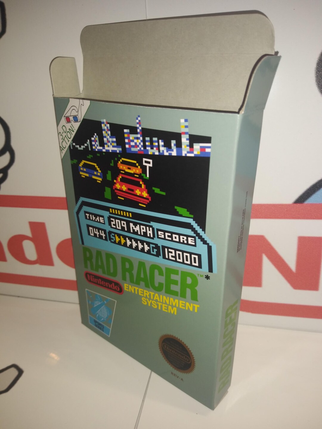 Rad Racer Replacement Box - Nintendo NES - Highest Quality Boxes in the ...