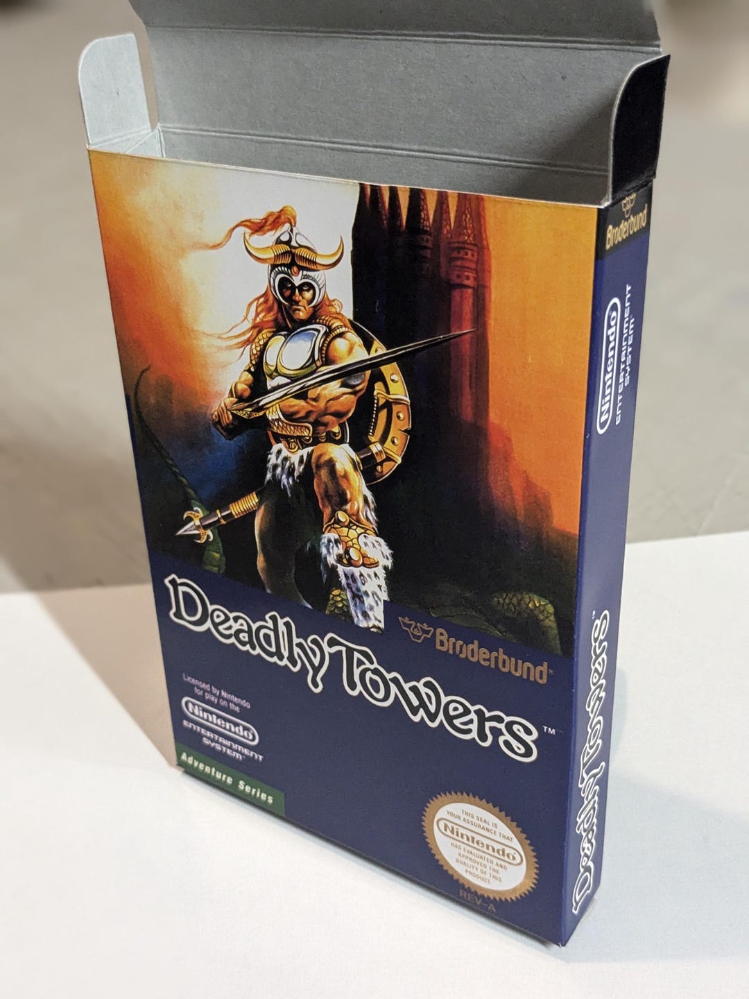 Deadly Towers Replacement Box - Nintendo NES - Highest Quality Boxes in ...